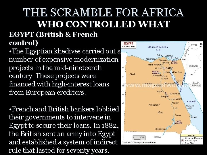 European Imperialism in Africa THE SCRAMBLE FOR AFRICA