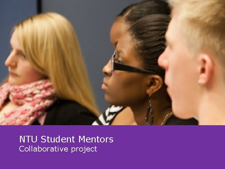 Mentoring and Buddying at NTU Introduced by Sarah