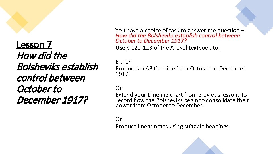 Lesson 6 How does the February revolution differ