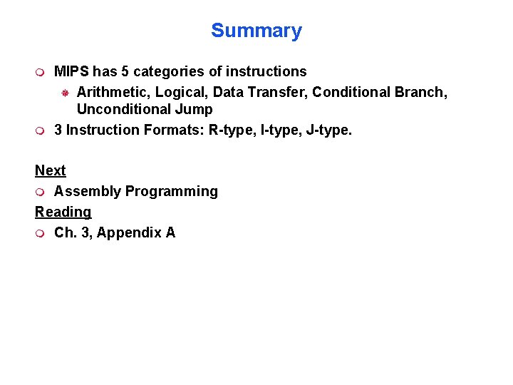 CPS 231 MIPS Assembly Programming and SPIM Simulator