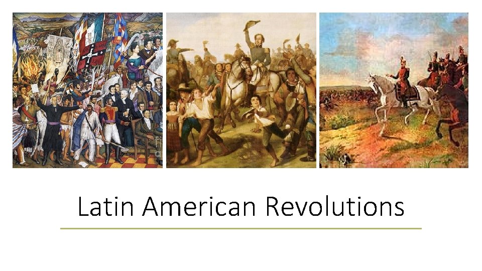 October 3 rd Pick up Latin American Map