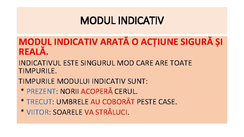 VERBUL CLASA a Va PROF STAICU MIHAELACARMEN COALA