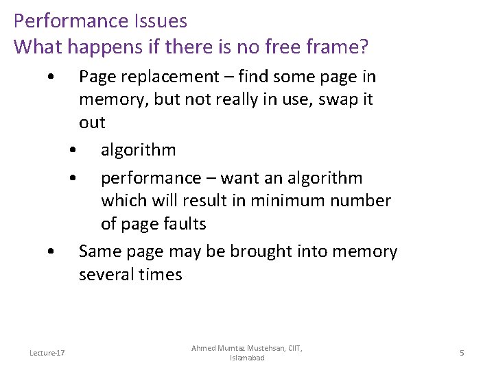 CSC 322 Operating Systems Concepts Lecture 17 by