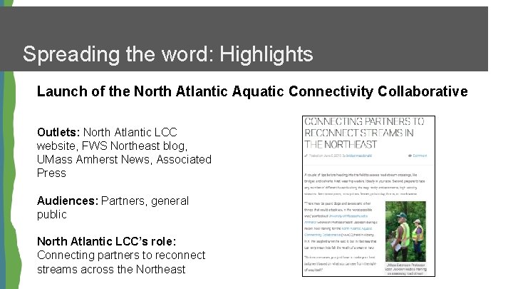 October 27 2015 Communications Update North Atlantic Landscape