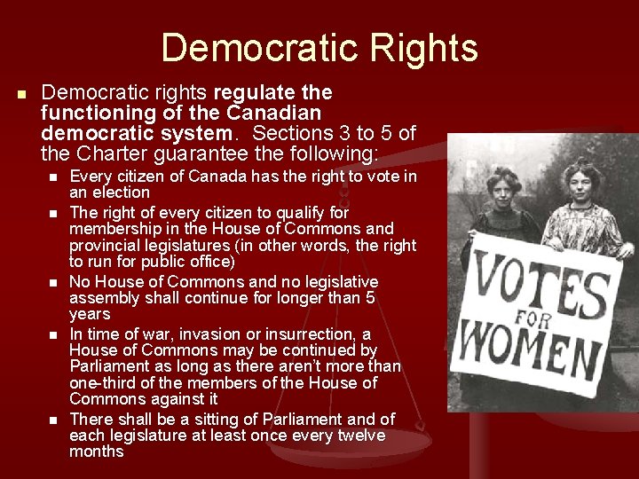 Background Canadas Constitution n What is a constitution