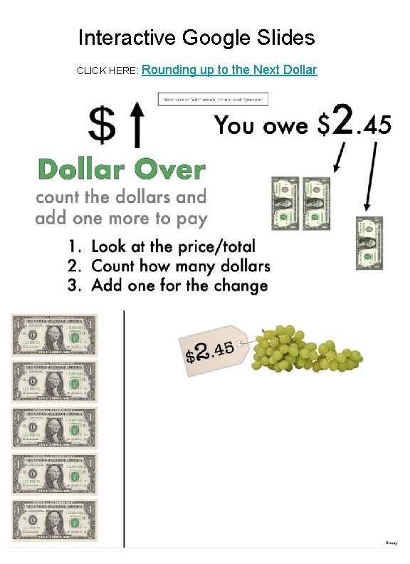 Week 8 Math Choice board Grocery Store Math
