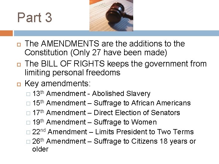 BASIC PRINCIPLES AND STRUCTURE OF THE CONSTITUTION Goals