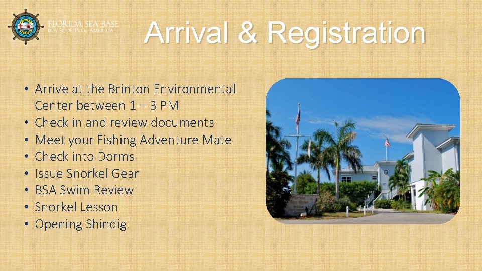 Florida Fishing Adventure Brief History of Sea Base