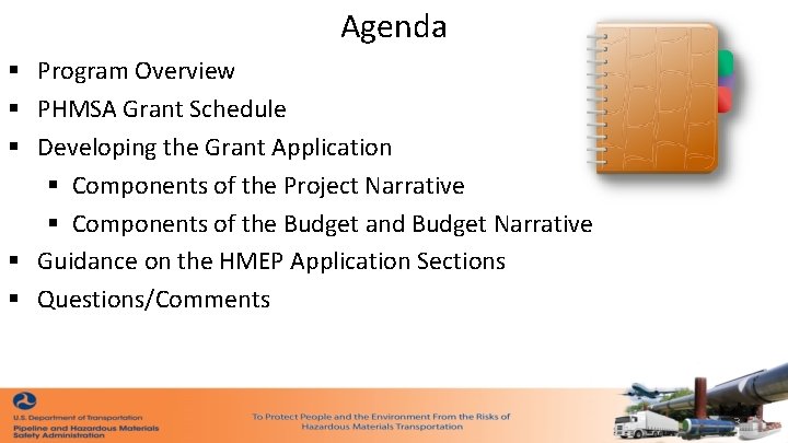 Pipeline Hazardous Materials Safety Administration HMEP Tribal Grant