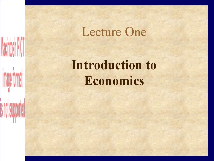 Principles Of Macroeconomics Todays Outline Introduction Syllabus Points