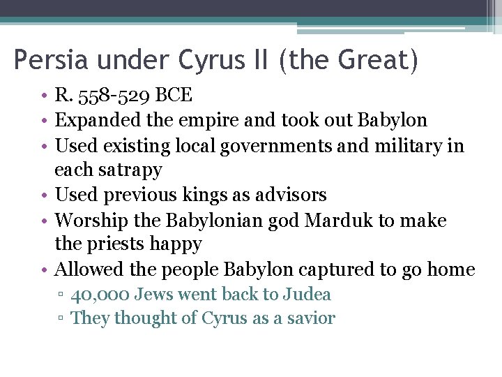 Persia 600 BCE600 CE Characteristics of an Empire