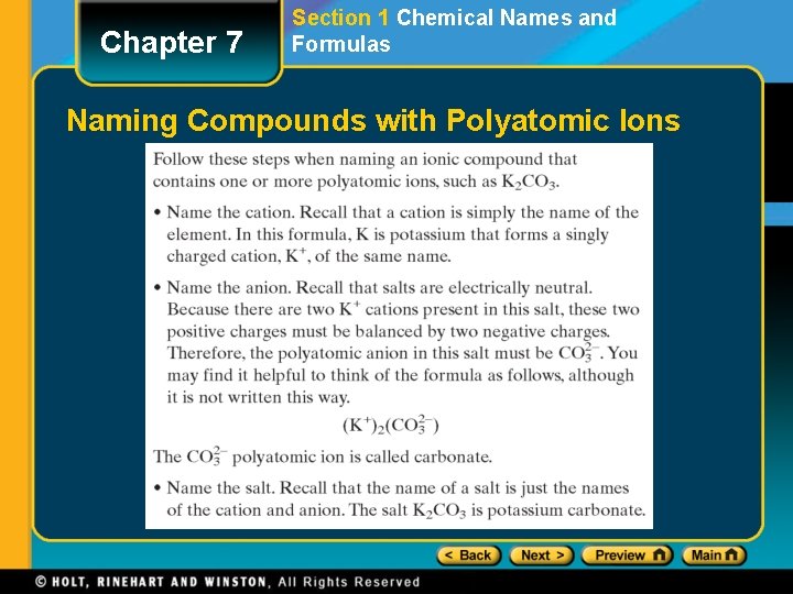 Chapter 7 Preview Lesson Starter Objectives Significance of