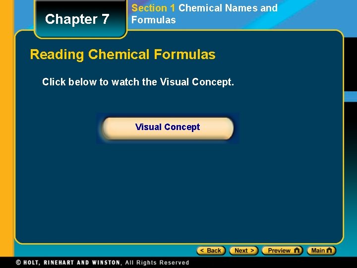 Chapter 7 Preview Lesson Starter Objectives Significance of
