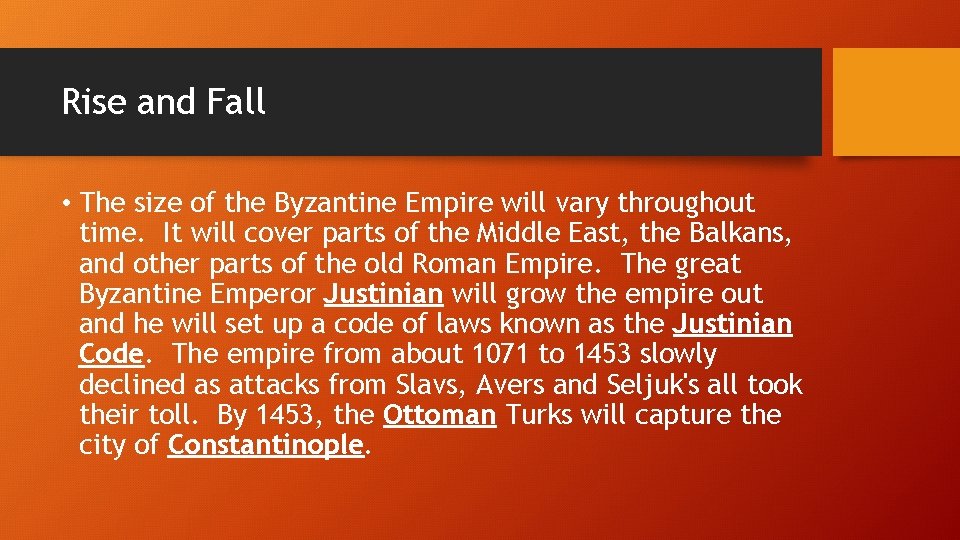 The Byzantine Empire 330 1453 AD The Byzantine