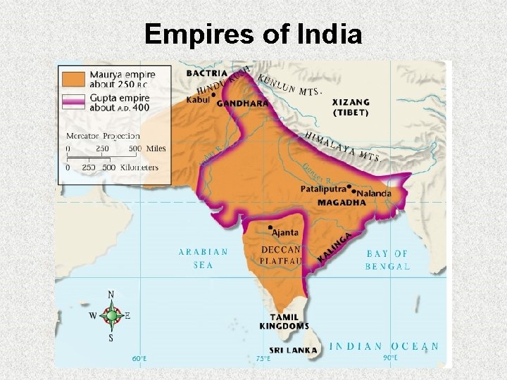 Empires of India and China 600 B C