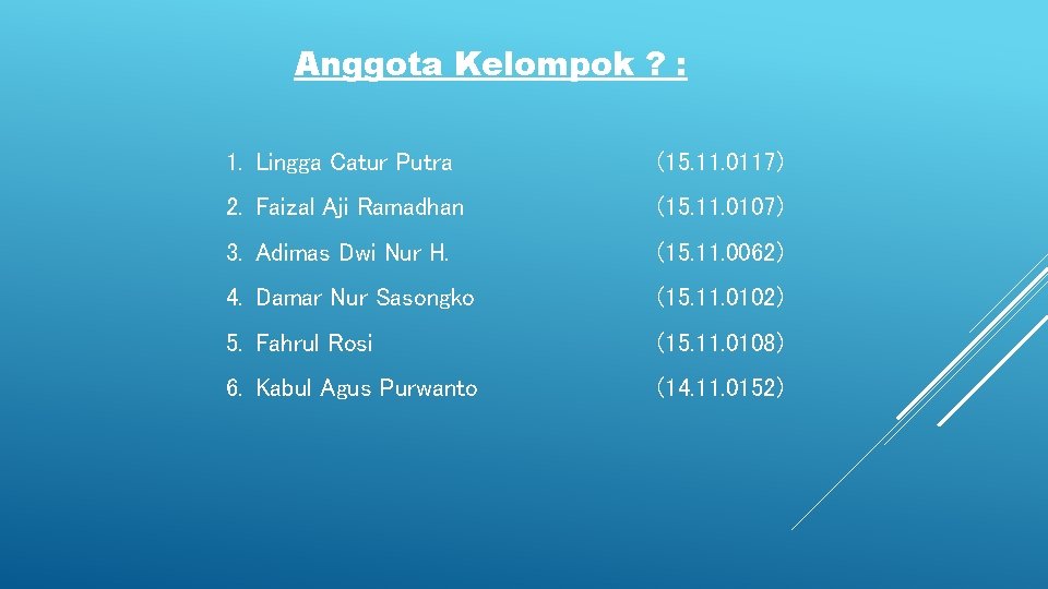Temu Balik Informasi Model Probabilistik Anggota Kelompok 1