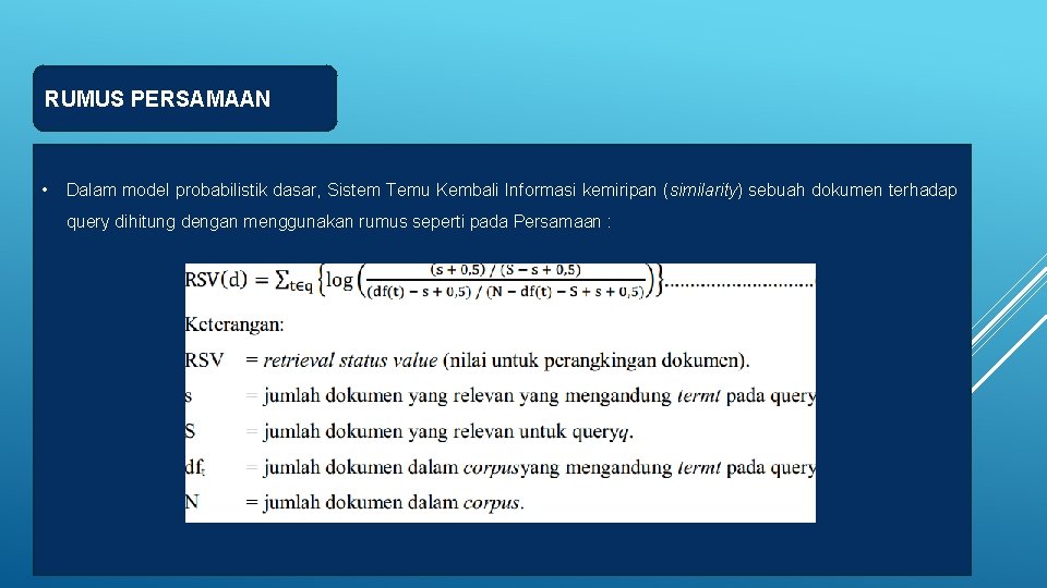 Temu Balik Informasi Model Probabilistik Anggota Kelompok 1