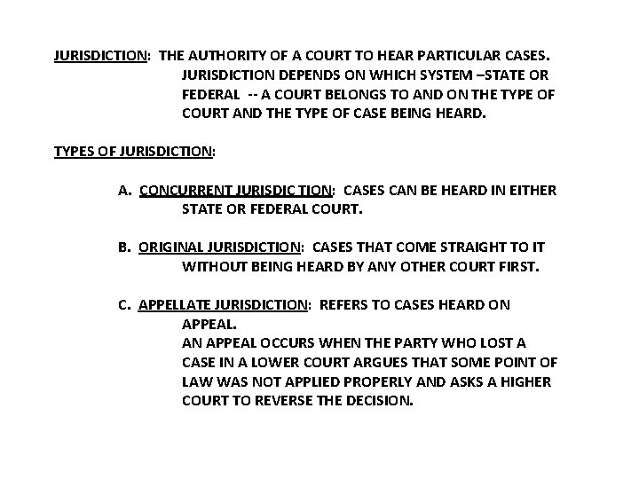 JUDICIAL BRANCH ARTICLE III JURISDICTION THE AUTHORITY OF
