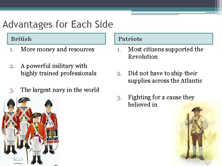 Journal 17 Redcoats British soldiers during the Revolution