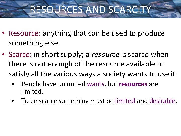 AP Macroeconomics Unit One Basic Economic Concepts Topic