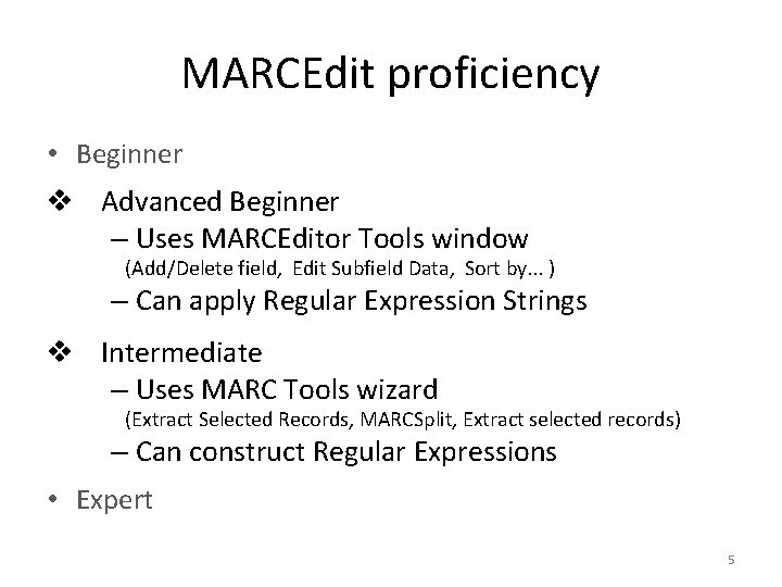 BatchLoad Points Counter MARCEdit project Amelia C Van