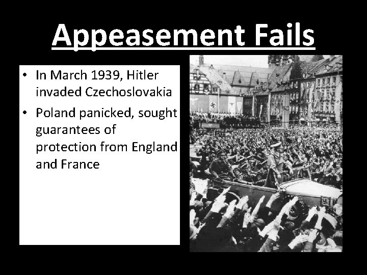 Warm Up Objective Examine the events leading up