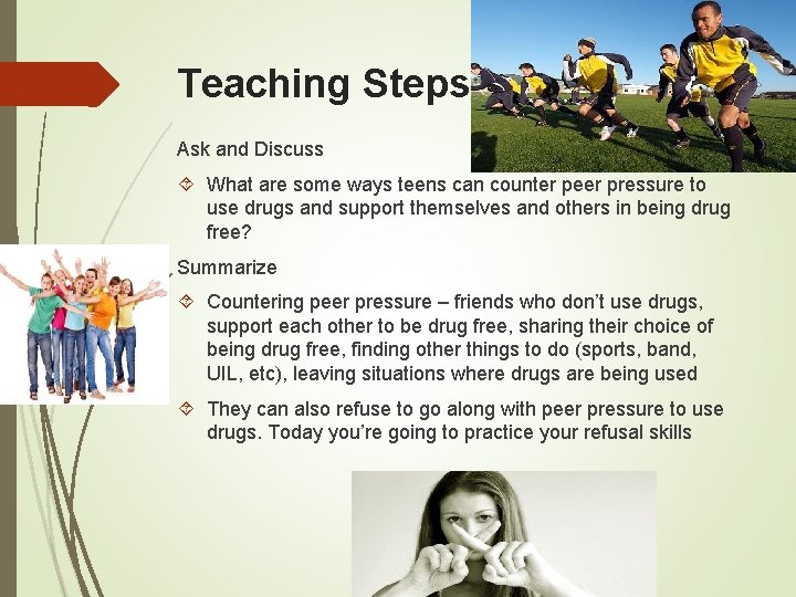 Saying NO to Drugs Lesson 2 17 Objectives