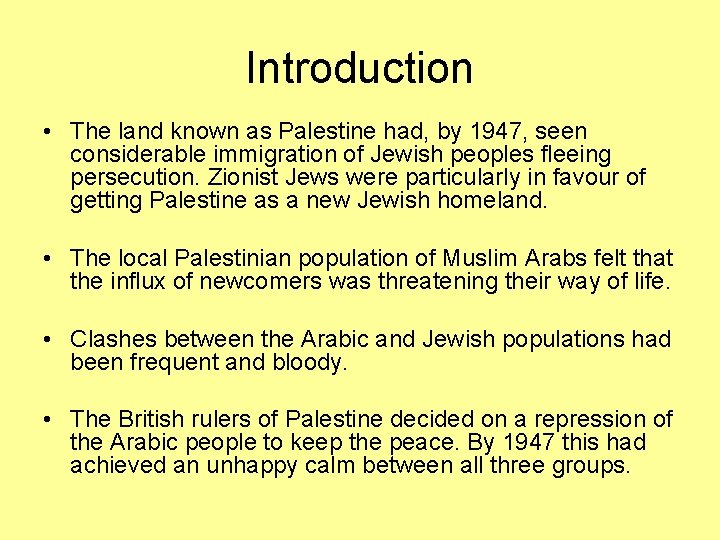 ArabIsraeli conflict 1948 9 1947 Source of Power