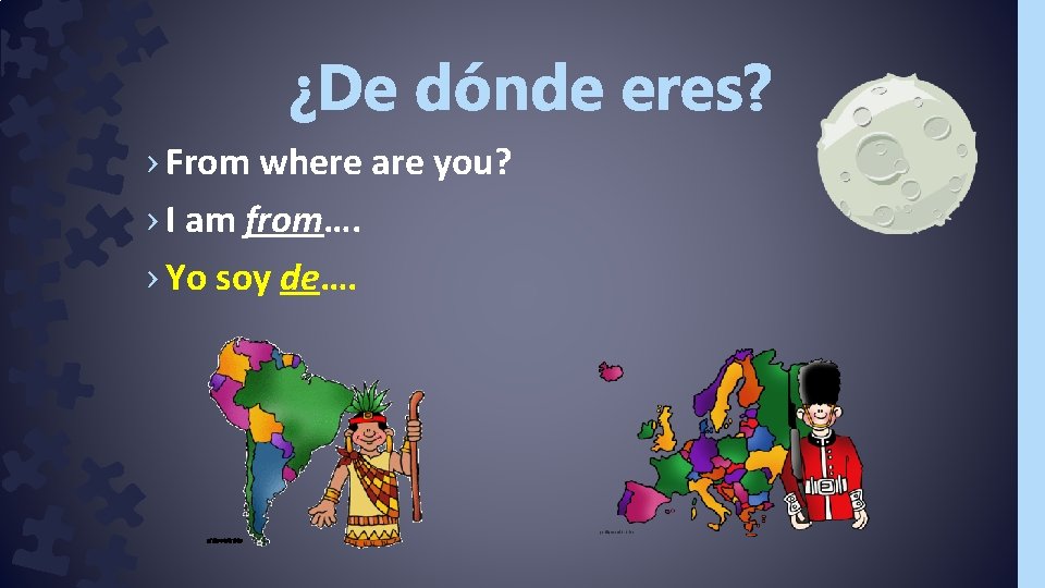 Preguntas con el verbo Ser Preguntas Personales Eres