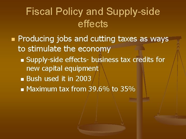 Economics Chapter 17 Stabilizing the National Economy Section