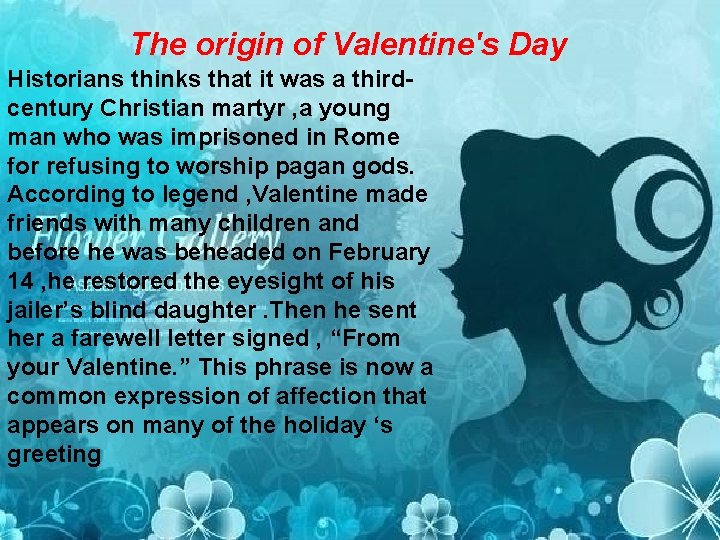February 14 is valentine day is a festival