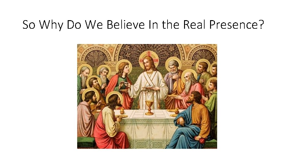 The Holy Eucharist St Marys 8 February 2017