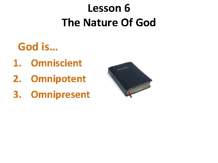 Wednesday Night Bible Class Dan Fuller Lesson 6