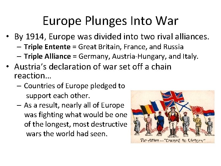 Total War Europe Plunges Into War By 1914