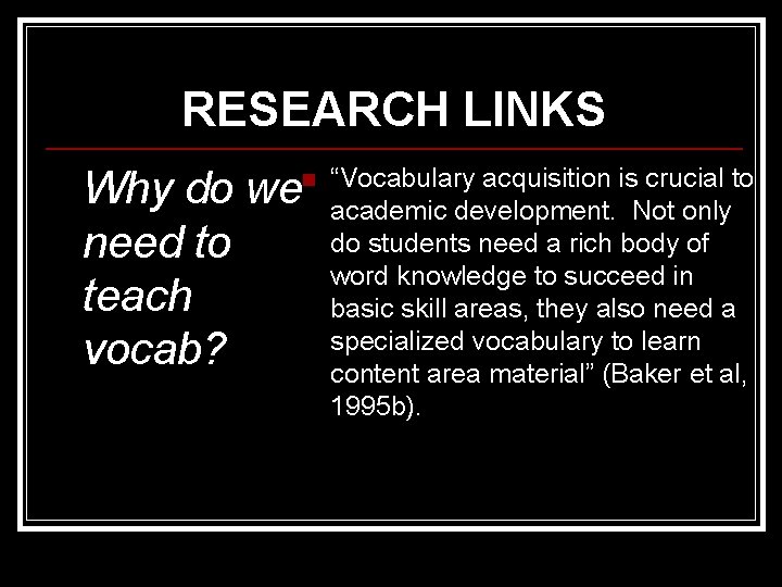 ACADEMIC VOCABULARY BUILDERS SCAFFOLDING FOR SUCCESS IN WRITING