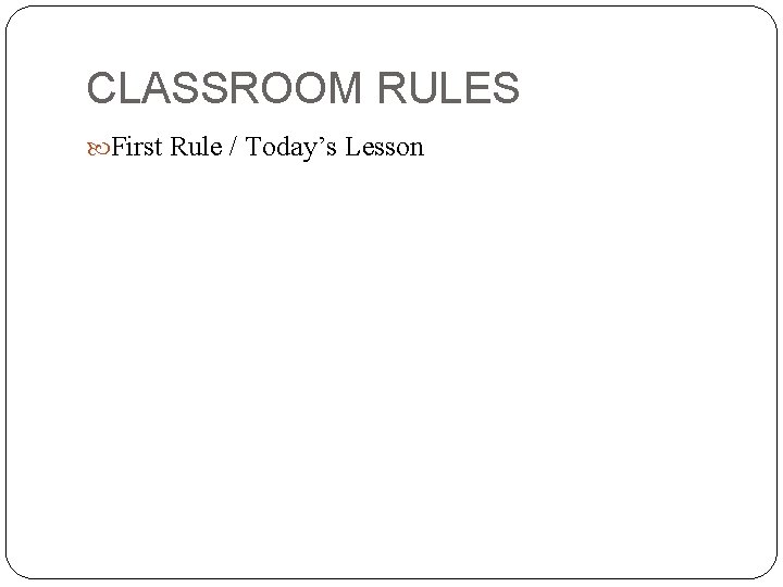 RESPECT EACH OTHER BUILD EACH OTHER UP CLASS