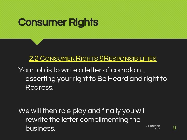 Lesson 2 2 Consumer Rights and Responsibilities Lesson