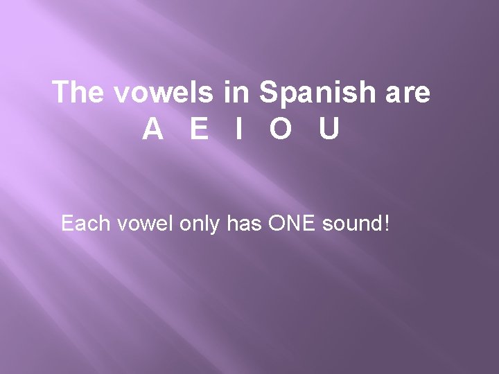 THE ALPHABET AND PHONICS Spanish I III Seora