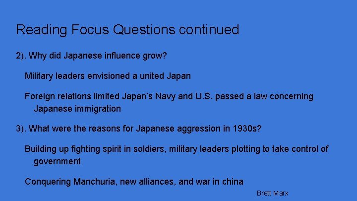 Japanese Imperialism By Benny Brett and Mayukh Main