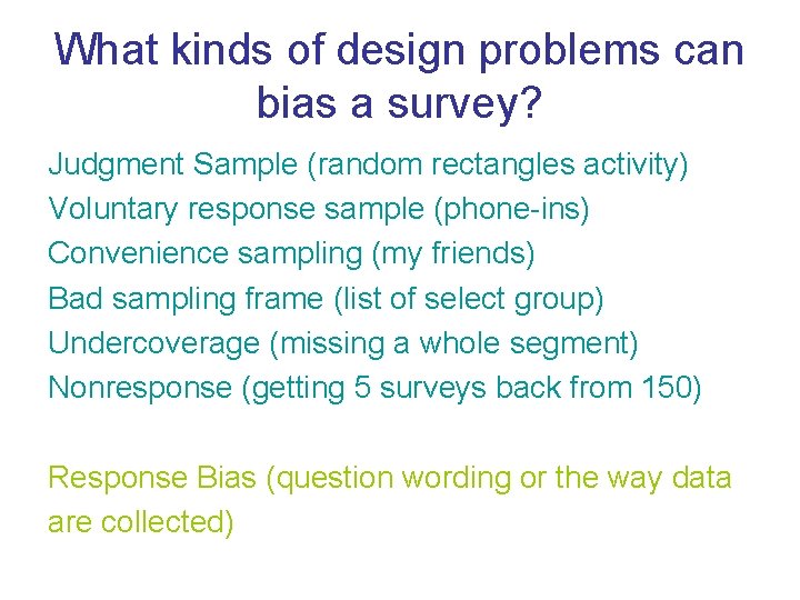 Sampling Surveying Homework Complete exercises in textbook starting