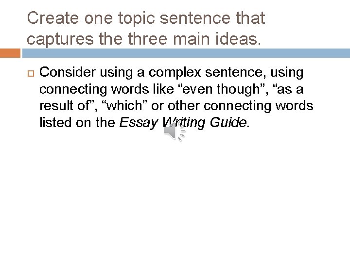 RTW PROJECT Connecting ReadingThinkingWriting Building a Strong Paragraph