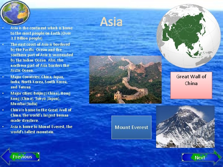 WORLD GEOGRAPHY Quiz Introduction Lesson Subject Social Studies