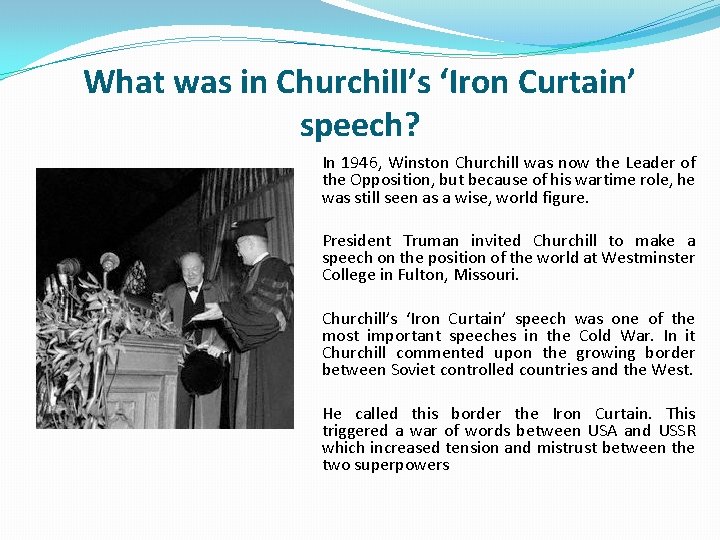 How did the Cold War become a war