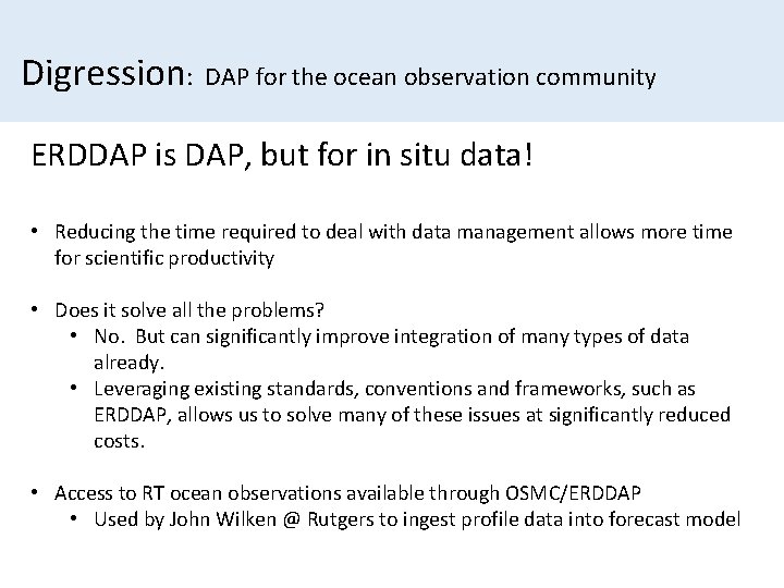 Integrating Data and Information Across Observing System Kevin