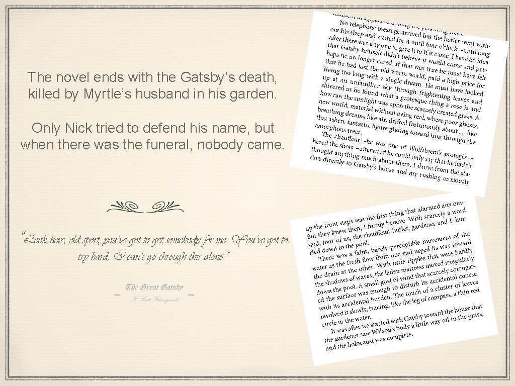 The Great Gatsby F Scott Fitzgerald The eyes