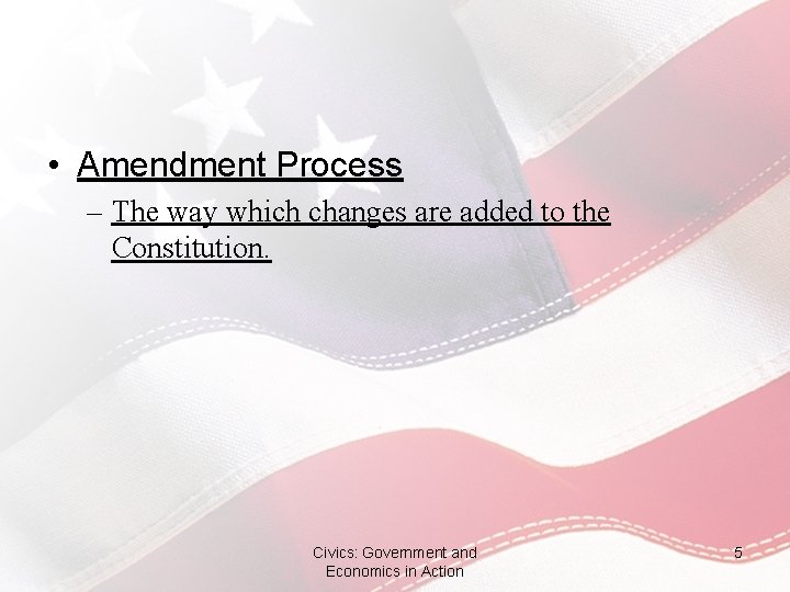 Chapter 6 The Bill of Rights Civics Government