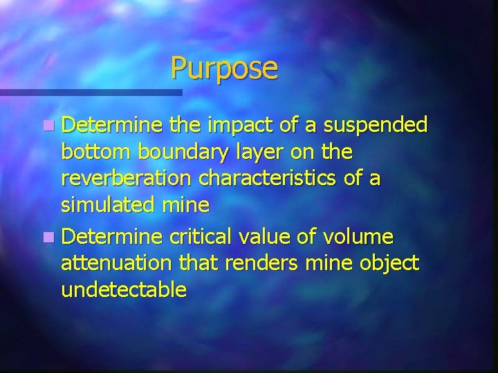 Effects of a Suspended Bottom Boundary Layer on