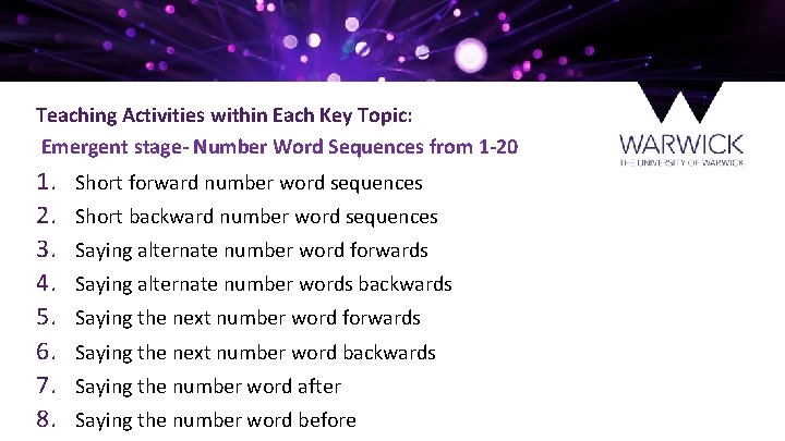 Teaching Early Numeracy to Children with Developmental Disabilities