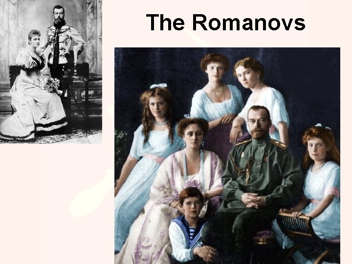 RUSSIAN REVOLUTION Economic Background Political Background The Revolutions