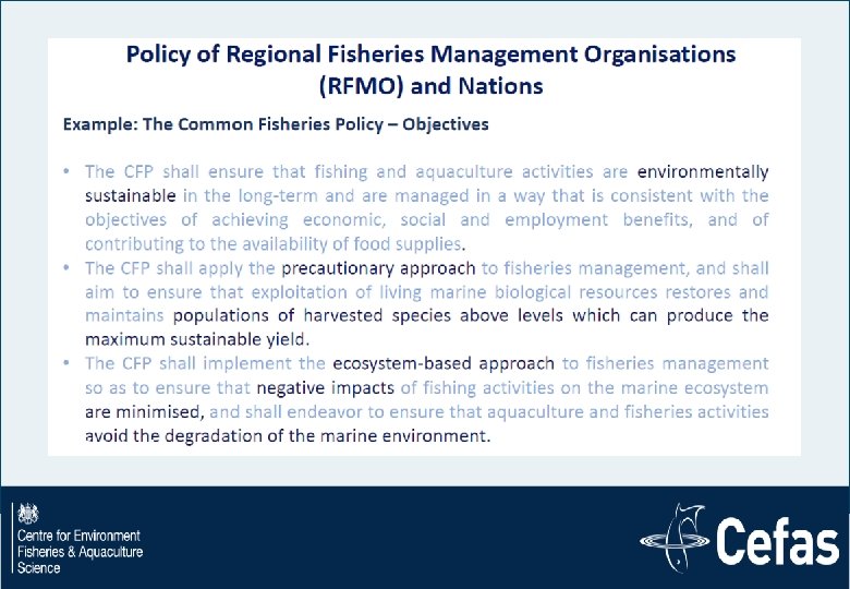 Sustainable Fisheries Education Programme Introduction to Sustainable ...